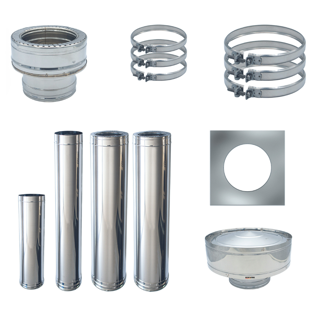 D130 External Flue Kit | Fireplace Flue Kits & Pipes | For Sale | Cape ...