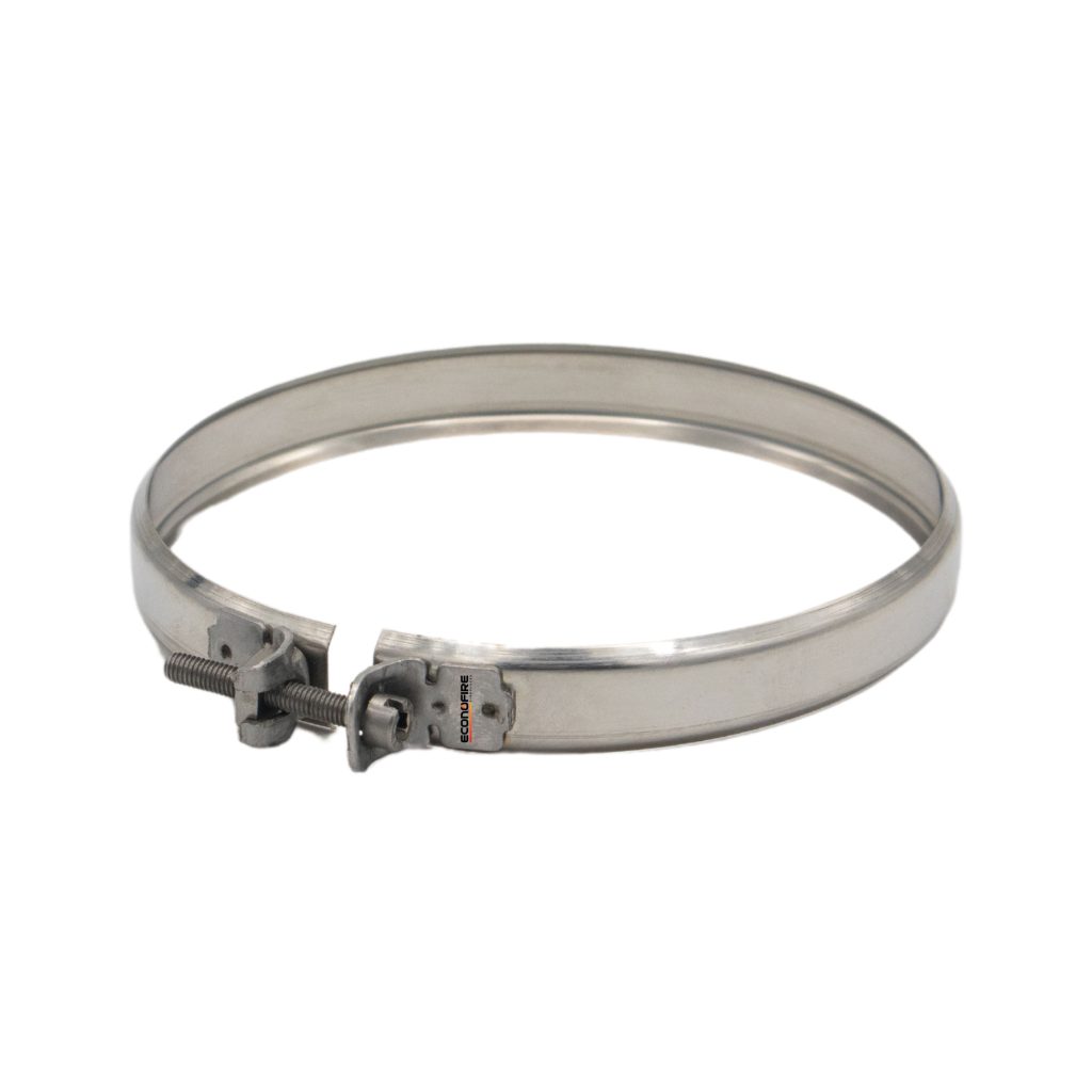D130 double skin clamp - Econofire Fireplaces